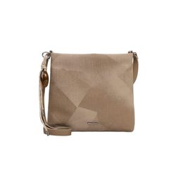 Umh&auml;ngetasche Tamaris "Umh&auml;ngetasche TAS Karen", Damen, Gr. B/H/T: 26cm x 26cm x 5cm 0, beige (sand 420), Polyurethan, Taschen Umh&auml;ngetasche