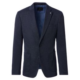 Sakko Venti "Venti Sakko uni", Herren, Gr. 50, 105 blau, 50% Polyester, 24% Polyamid, 22% Viskose, 4% Elasthan, Sakkos Sakko