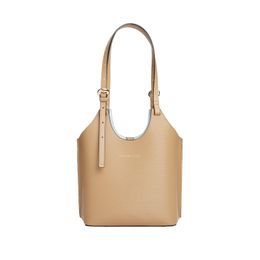 Tragetasche Tommy Hilfiger "TH MODERN MINI TOTE", Damen, Gr. B/H/T: 29cm x 32cm x 9cm, beige, Lederimitat, Taschen, Damen Handtasche, Schultertasche, Umh&auml;ngetasche mit Logoschriftzug