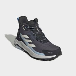 Wanderschuh adidas terrex "TERREX ANYLANDER MID RAIN.RDY", Damen, Gr. 40,5, crystal sky, chalk wei&szlig;, semi flash aqua, Textil, Schuhe Wanderschuh, wasserdicht