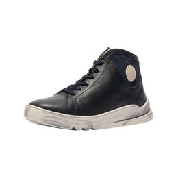 Sneaker Softinos "Softinos Sneaker Glattleder", Damen, Gr. 38, navy, Glattleder, Schuhe Sneaker