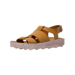 Riemchensandale Asportuguesas "Asportuguesas Sandalen Lederimitat", Damen, Gr. 39, camel, Lederimitat, Schuhe Riemchensandale