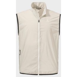 Sch&ouml;ffel Funktionsweste SCH&Ouml;FFEL "Vest Style Cannobio MNS", Herren, Gr. 52, beige (9040, natur), Oberstoff: 100% Nylon. (Coating: Polyurethan), ohne Ausschnitt, Westen Funktionsweste