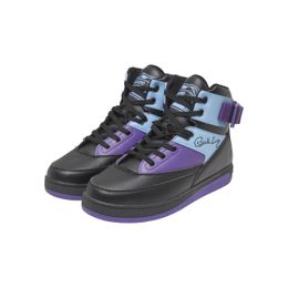 Trainingsschuh Ewing "Ewing Rebound by Ewing 33 HI Strap", Damen, Gr. 42.5, schwarz, turquoise, lila, Leder, Schuhe