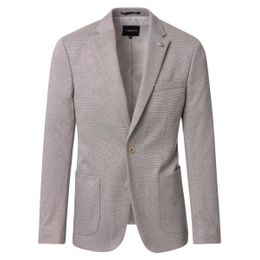 Sakko Venti "Venti Sakko uni", Herren, Gr. 46, beige (659 beige), 50% Polyester, 24% Polyamid, 22% Viskose, 4% Elasthan, Sakkos Sakko