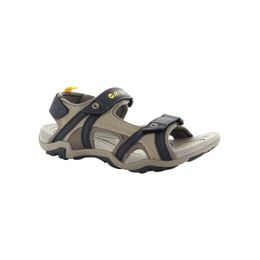 Sandale Hi-Tec "Freizeitschuhe O006502-042 Hi-Tec Sandale", Herren, Gr. 44, grau, Obermaterial: 100% Nylon NY., Schuhe Sandale