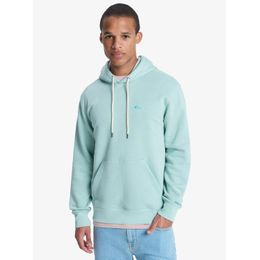 Kapuzensweatshirt Quiksilver "SALT WATER HOODIE", Herren, Gr. M (50), blau haze, Obermaterial: 80% Baumwolle, 20% Polyester, Sweatshirts Kapuzensweatshirt