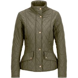 Barbour Steppjacke Flyweight Cavalry Oliv (Gr&ouml;&szlig;e: 18)