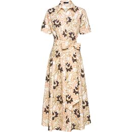 Highmoor Hemdblusenkleid Beige/Gemustert (Gr&ouml;&szlig;e: 46)