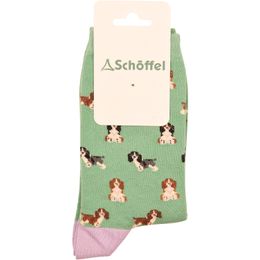 Sch&ouml;ffel Country Socken Single Green Spaniel (Gr&ouml;&szlig;e: 35-41)