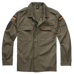 Kurzmantel BRANDIT "Brandit Herren BW Feldbluse", Herren, Gr. 4XL, olive, 80% Polyester, 20% Baumwolle, M&auml;ntel Kurzmantel