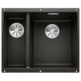 Granitsp&uuml;le Blanco "SUBLINE 340/160-U", schwarz, B:46cm H:19cm T:56cm, Verbundwerkstoff, K&uuml;chensp&uuml;len, erh&auml;ltlich in mehreren Farben