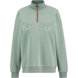 Barbour Troyer Half Zip Cynthia Blue Sage (Gr&ouml;&szlig;e: 8)