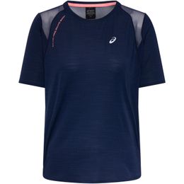 asics ROAD Funktionsshirt Damen - Gr&ouml;&szlig;e M - blau