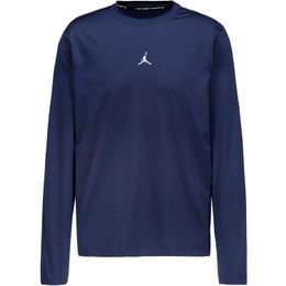 Nike M J DF SPT ESS LS TOP Funktionsshirt Herren - Gr&ouml;&szlig;e L - blau