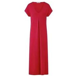 Kleid V-Ausschnitt Peter Hahn rot, 48