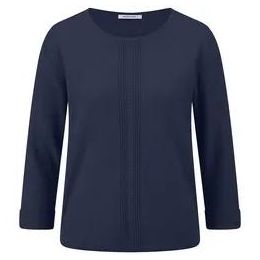 Rundhals-Pullover Peter Hahn blau, 50