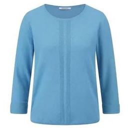 Rundhals-Pullover Peter Hahn blau, 38