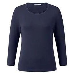 Rundhals-Pullover Peter Hahn blau, 36
