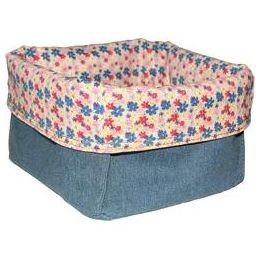 Brottasche stuco "Denim", bunt (blau, bunt), H:20cm, Lebensmittelaufbewahrungsbeh&auml;lter, Brotkorb, in Jeans-Optik, Allzweckkorb