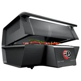 Tischgrill Severin "SEVO GT PG 8106", schwarz, B:57cm H:32cm T:54cm, Kontaktgrill_Standgrill_Tischgrill_Teppanyakigrill, BoostZone - 500C f&uuml;r perfekte Brandings, integrierten Kernthermometer