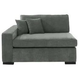 Sofaelement Home Affaire "Skara XXL", grau, B:140cm H:86cm T:130cm, 100% Polyester, Polsterelemente, Modul XXL - zum eigenen Zusammenstellen, Armlehne links/rechts w&auml;hlbar