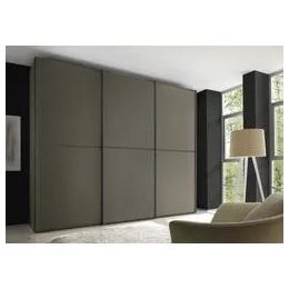 Schwebet&uuml;renschrank STAUD "Sinfonie Plus, edles Design in hochwertiger Qualit&auml;t, Made in Germany", braun (mocca), B:280cm H:240cm T:68cm, Holzwerkstoff, Schr&auml;nke, Schwebet&uuml;renschrank, Mit vier verschiedenen Ausstattungsvarianten