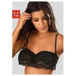 B&uuml;stenhebe Petite Fleur Gold, Damen, Gr. 90, Cup D, schwarz, Spitze, Obermaterial: 88% Polyamid, 12% Elasthan, BHs B&uuml;stenhebe, mit eleganter Spitze, sexy Dessous, Reizw&auml;sche