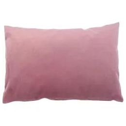 G&ouml;zze Dekokissen G&Ouml;ZZE "Duval", rosa (altrosa, unifarben), B:60cm L:40cm, Polyester, Dekokissen_Sitzkissen_Kissenh&uuml;llen, mit Rei&szlig;verschluss, Kissenh&uuml;le ohne F&uuml;llung, 2 St&uuml;ck