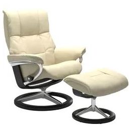 stressless "Mayfair" Sessel mit Hocker, mit Hocker, mit Signature Base, Gr&ouml;&szlig;e S, M & L, Gestell Schwarz