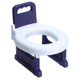 Kinder-WC-Sitz ADOB "Baby-Toilet-Seat", blau (blau, wei&szlig;), B:32cm L:26cm, Kunststoff, WC-Sitze