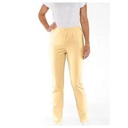 Jeansjeggings Classic Basics, Damen, Gr. 23, Kurzgr&ouml;&szlig;en, gelb (vanille), 98% Baumwolle, 2% Elasthan, unifarben, lang, Jeans