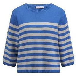 Rundhals-Pullover Peter Hahn blau, 46