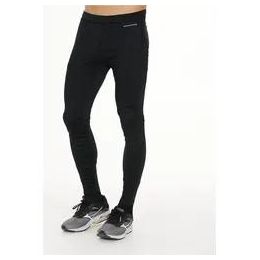 Lauftights Endurance "ZANE", Herren, Gr. M, US-Gr&ouml;&szlig;en, schwarz, 90% Polyester, 10% Elasthan, unifarben, lang, Hosen, mit Windblocker-Material