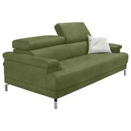 2,5-Sitzer Egoitaliano "Soul, Design und Sitzkomfort auf hohem Niveau, tolle Details", gr&uuml;n (kiwi), B:200cm H:76cm T:106cm, Sofas, inkl. Kopfteilverstellung f&uuml;r noch mehr Komfort, Designfu&szlig;