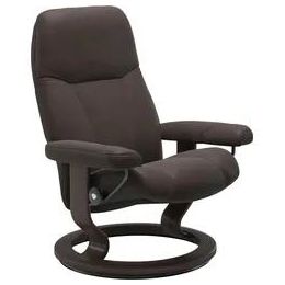 Relaxsessel stressless "Consul", braun (braun batick), B:76cm H:100cm T:71cm, Leder BATICK: BATICK ist ein leicht korrigiertes, durchgef&auml;rbtes und genarbtes M&ouml;belleder, bei dem die meisten Unebenheiten und Spuren in der Regel entfernt wurden.;Leder PALOMA: PALOMA ist ein durchgef&auml;rbtes Semianilin-M&ouml;belleder mit nat&uuml;rlicher Narbung.;ROHLEDER Stoff Q2 FARON: Ein fester zuverl&auml;ssiger Boucl&eacute; mit einem