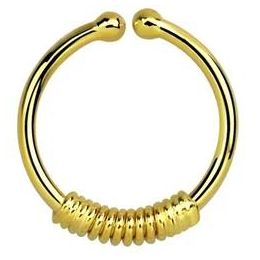 Adelia&acute;s Nasenpiercing ADELIA ́S "Piercing Nasenpiercing", Damen, Gr. 11, gold, Silber 925 (Sterlingsilber), Piercings, Klemmring aus 925 Silber 18kt. vergoldet mit Spirale