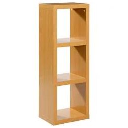 Regalw&uuml;rfel Heine HOME, braun (buchefarben), B:39,5cm H:111cm T:29,5cm, MDF, Regale, Regalw&uuml;rfel