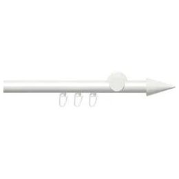 Gardinenstange Liedeco "Innenlaufgarnitur 20 mm Power Spitze" Gr. 3, wei&szlig;, L:200cm &Oslash;:20mm, Aluminium, Gardinenstangen, Gardinenstange Komplett