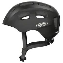 Kinderfahrradhelm Abus "YOUN-I 2.0" Gr. S, schwarz (velvet schwarz), Helme, Kinder, S Kopfumfang: 48cm - 54cm