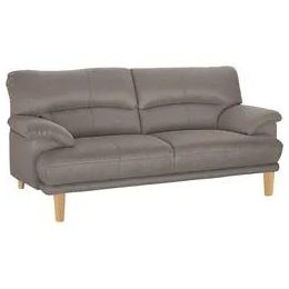 3-Sitzer Trendmanufaktur "Cecilia, Sofa in italienischem Design", braun (tan), B:200cm H:87cm T:90cm, Sofas, mit tollem Sitzkomfort, extrabequeme Armlehnen, Holzf&uuml;&szlig;e