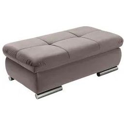 Stauraumhocker "SO 4100", grau (steelgrau), B:128cm H:43cm T:68cm, SET ONE BY Musterring, Hocker