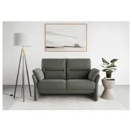 2-Sitzer DOMO collection "Pina, schmale Armlehnen, mit Federkern, kompakt & elegant", gr&uuml;n (dunkelgr&uuml;n), B:159cm H:95cm T:88cm, 95% Polyester, 5% Polyamid, Sofas, Hoher Sitzkomfort, Microfaser hochflorig, dunkelgr&uuml;n, Breite 159 cm