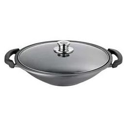 Schulte Ufer Wok SCHULTE-UFER "Globus i", grau, &Oslash;:36cm, Pfannen, Wok, Induktion