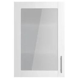 Glash&auml;ngeschrank KOCHSTATION "KS-Ahus", wei&szlig; (wei&szlig; matt, wei&szlig;), B:60cm H:89,6cm T:34,9cm, Schr&auml;nke, Glash&auml;ngeschrank, Breite 60 cm