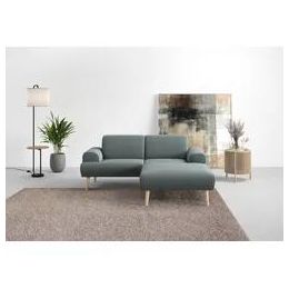 Ecksofa Home Affaire "Swift Scandic Design, komfortabler Federkern, Breite 192cm, L-Form", blau (eisblau), B:192cm H:83cm T:176cm, 100% Polyester, Sofas, Ecksofa, Federkern-Polsterung, B/T/H: 192/83/176 cm