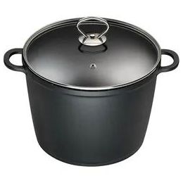 Kochtopf King, schwarz, H:18cm &Oslash;:24cm, T&ouml;pfe, Kochtopf, mit keramischer Innenbeschichtung, &Oslash; 24 cm, 7 Liter, Induktion