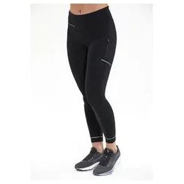 Funktionstights Endurance "Thadea", Damen, Gr. 42, EURO-Gr&ouml;&szlig;en, schwarz, 100% Nylon, unifarben, Hosen, mit effektiver Kompressionswirkung