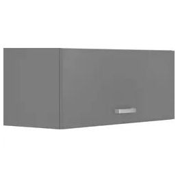 Klapph&auml;ngeschrank Optifit "Parma", grau (basaltgrau), B:90cm H:35,2cm T:34,9cm, Holzwerkstoff, Schr&auml;nke, H&auml;ngeschrank K&uuml;chenh&auml;ngeschrank, Breite 90 cm