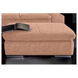 Sit & More Polsterhocker SIT & MORE "Alcudia", braun, B:101cm H:43cm T:68cm, Struktur;Luxus-Kunstleder;Luxus-Microfaser ALTARA NUBUCK (100% Polyester), Hocker, Polsterhocker